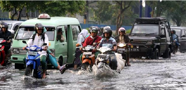 Hujan Deras Sejumlah Lokasi Di Sidoarjo Terendam Banjir Teras Jatim